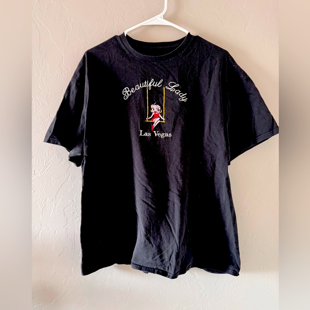 Vintage 2000s Betty Boop Beautiful Lady Vegas Shirt - Gem